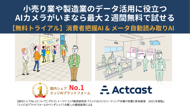 Actcastウェビナーvol.2「小売業界：そごう・西武様事例ご紹介」レポート｜公式ブログ｜Idein（イデイン）株式会社 ― エッジAIのスタートアップ